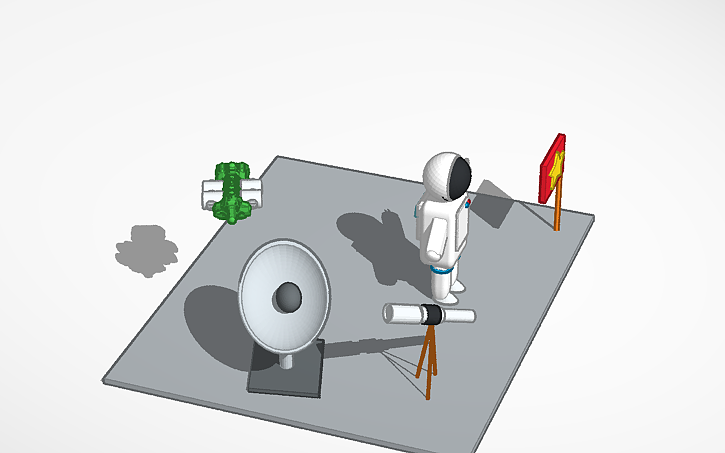 3D design tong hop du an vu tru - Tinkercad