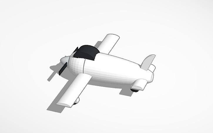 3D design plane - Tinkercad