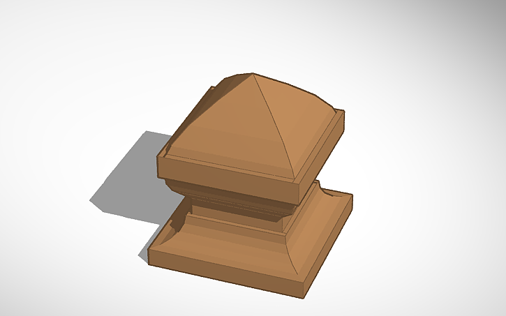 3D design Finished Finial | Tinkercad