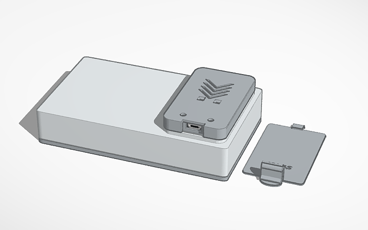 3D design ESP32 DEV KIT V1 CASE BATERY AA - Tinkercad