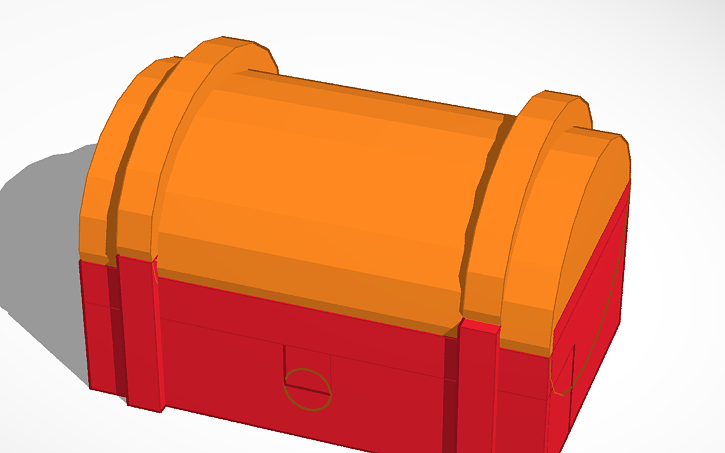 3D design treasure chest challange | Tinkercad