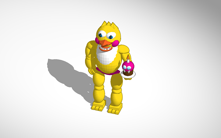 3d Design Toy Chica Fnaf2 Tinkercad