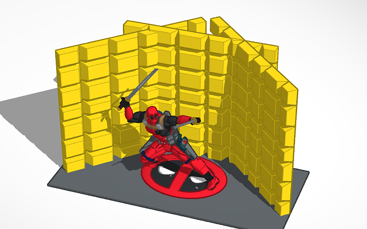 3D design Deadpool | Tinkercad