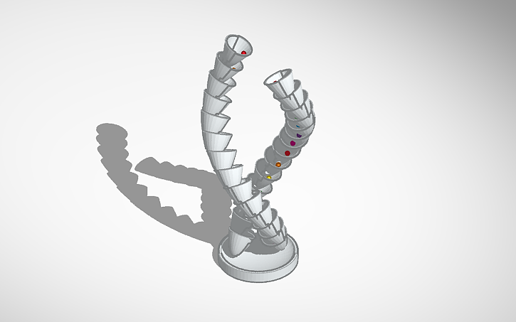 3D design Marble Run Design Challenge Trophy - Tinkercad