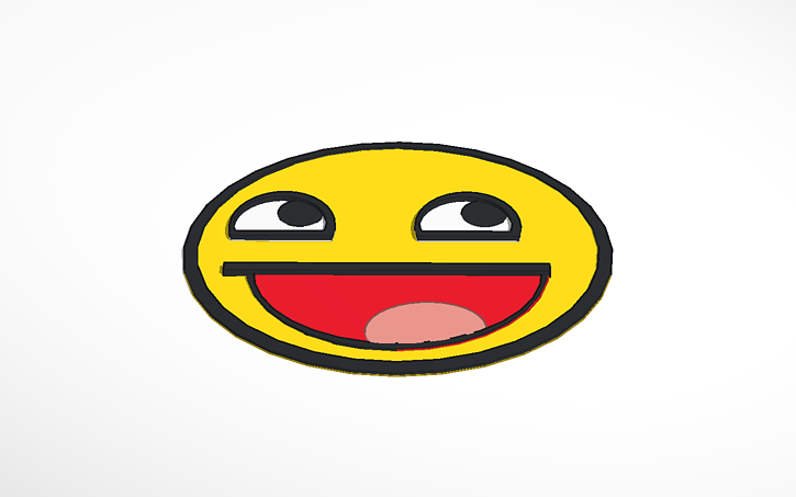 3D design Epic face #template - Tinkercad