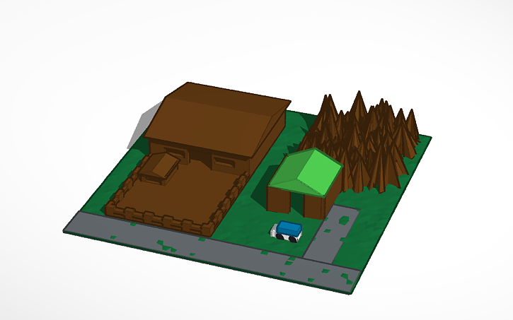 3D design Colorado Ranch - Tinkercad