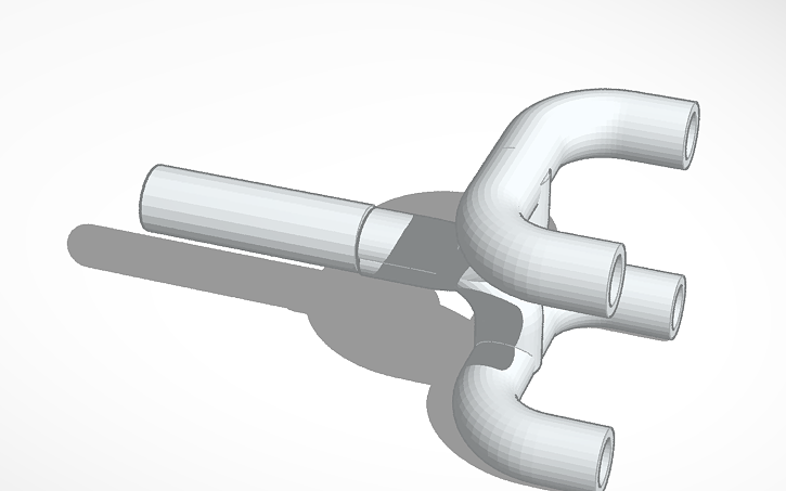 3D design Exhaust Pipe - Tinkercad
