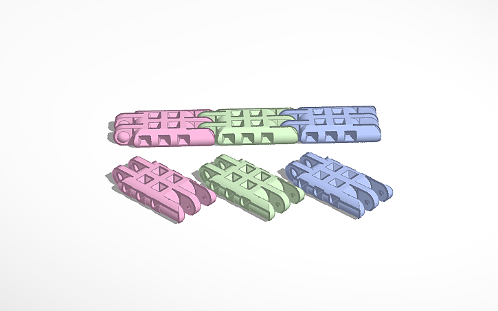 3D design Linkable Links - Tinkercad
