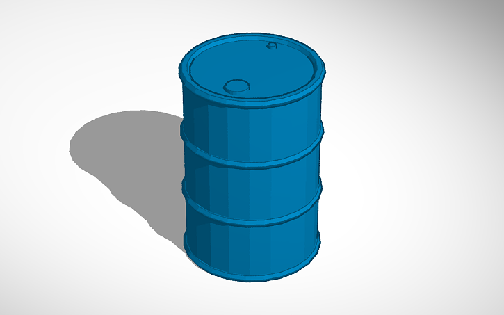 3D design Barrel - Tinkercad