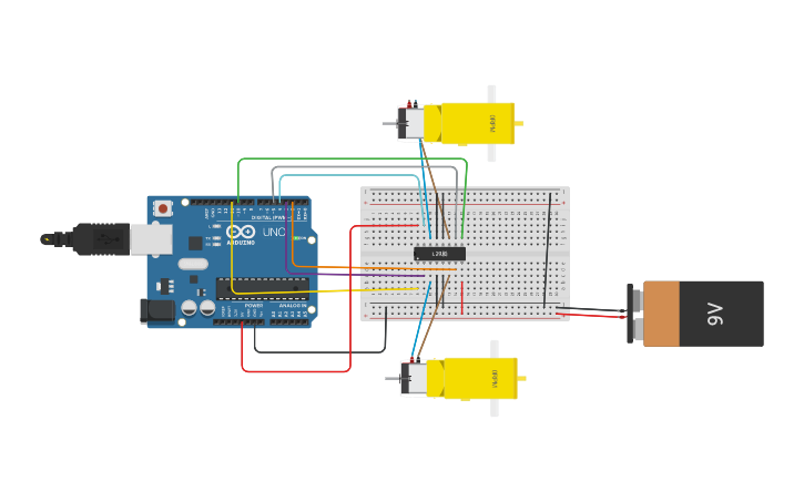 Circuit design pratica 7 | Tinkercad