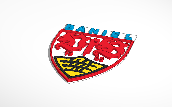 3D design VFB Stuttgart - Tinkercad