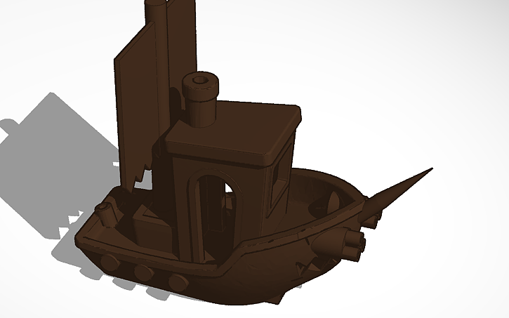 3D design the flying benchy | Tinkercad