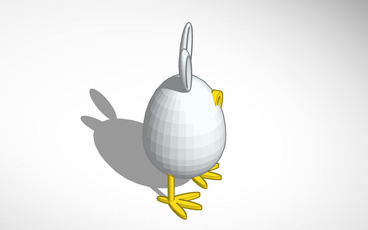 3D design chicken | Tinkercad