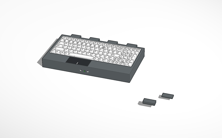 3D design Keyboard to a Computer - Tinkercad