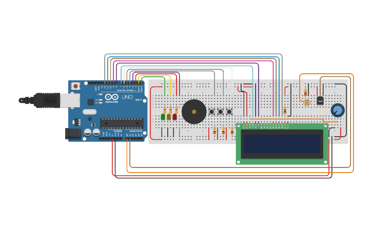 Circuit design SA - Microcontrolador - Tinkercad