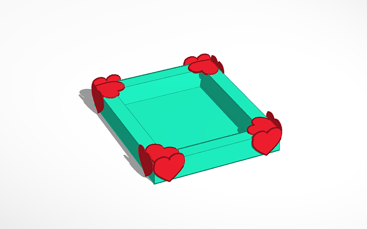 3D design Heart Box | Tinkercad