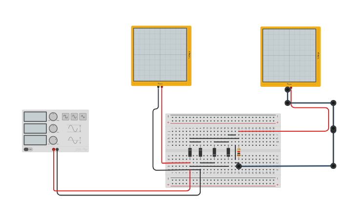 Circuit design Full wave Rectifier | Tinkercad