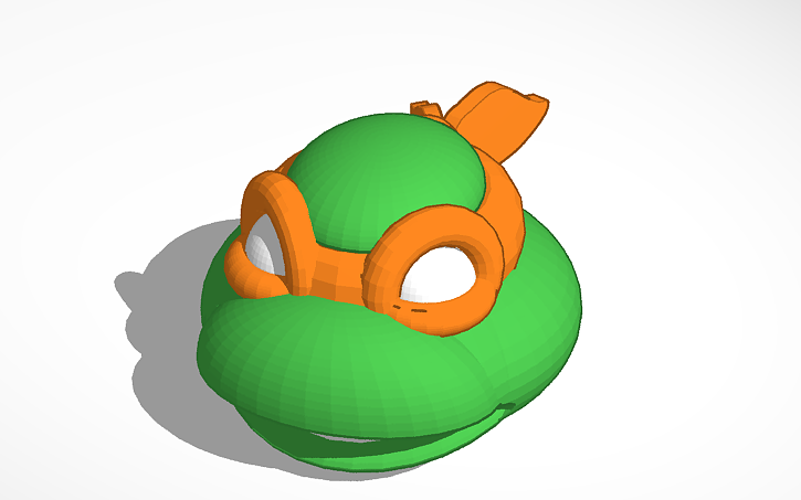 3d Design Ninja Turtle Michelangelo Tinkercad