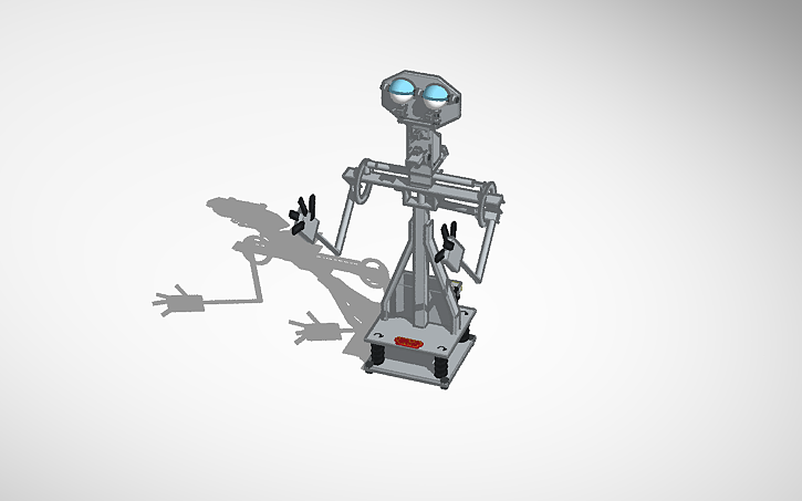 3D design pizza time theatre cyberamic - Tinkercad