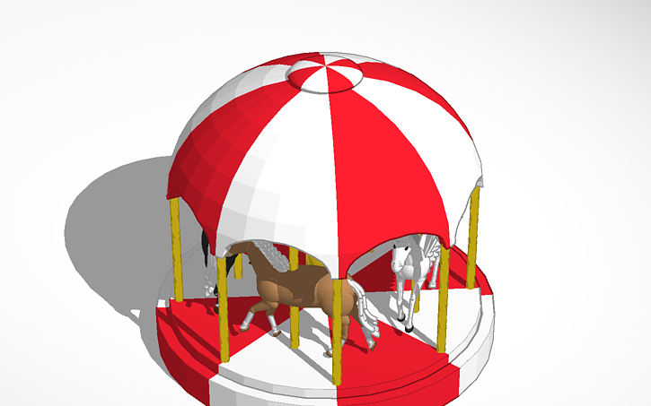 3D design Carousel - Tinkercad