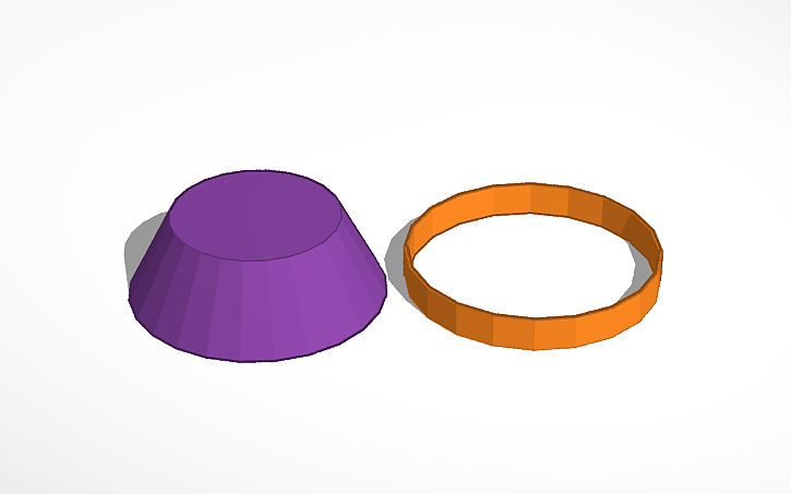 3D design Trechter Prullenbak - Tinkercad