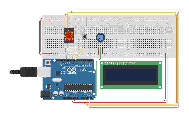 Circuit Design Seven Segment Tinkercad