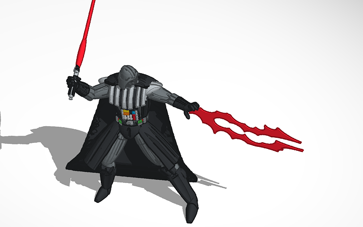 3D design Darth vader - Tinkercad
