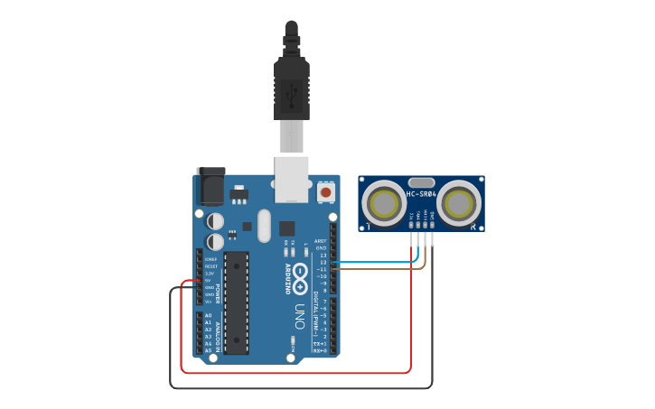 Circuit design 18. Sensor Modules: HC-SR04 - Distance Measurement ...