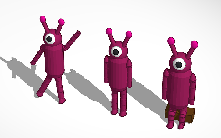 3d Design Инопланетянин Tinkercad