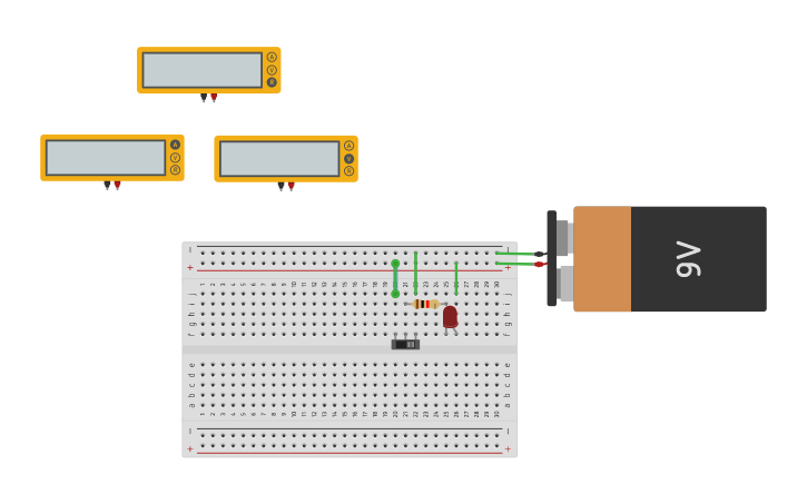 Circuit design 9V_led_switch - Tinkercad