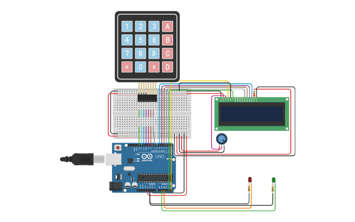 Circuit design Aula 9 - Para Casa | Tinkercad