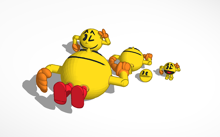 3D design pac-man V2 | Tinkercad