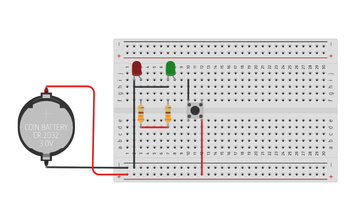 Circuit design Pisca leds - Tinkercad
