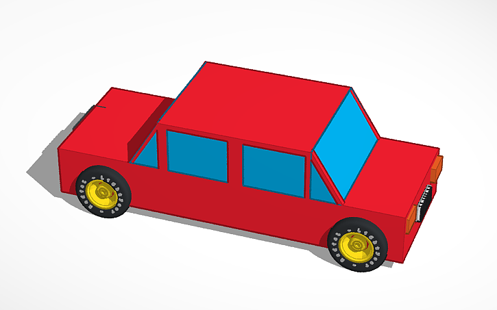 3D design CAR - Tinkercad