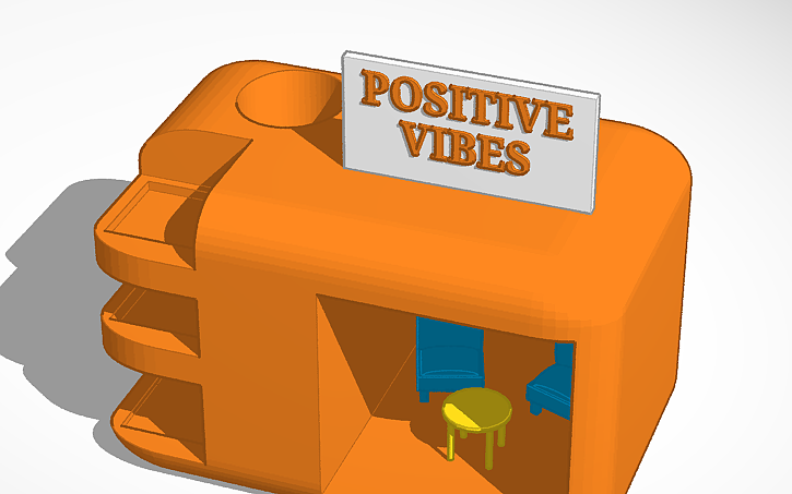 3D design Pen & Stationery Stand | Tinkercad