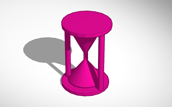 3D design SIMPLE HOURGLASS | Tinkercad