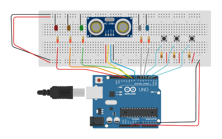 Circuit design Practica Autonoma - Tinkercad