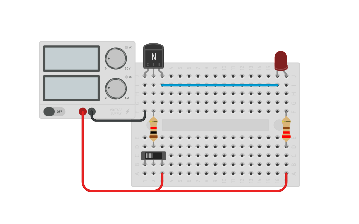 Circuit design BUFFER Gate - Tinkercad