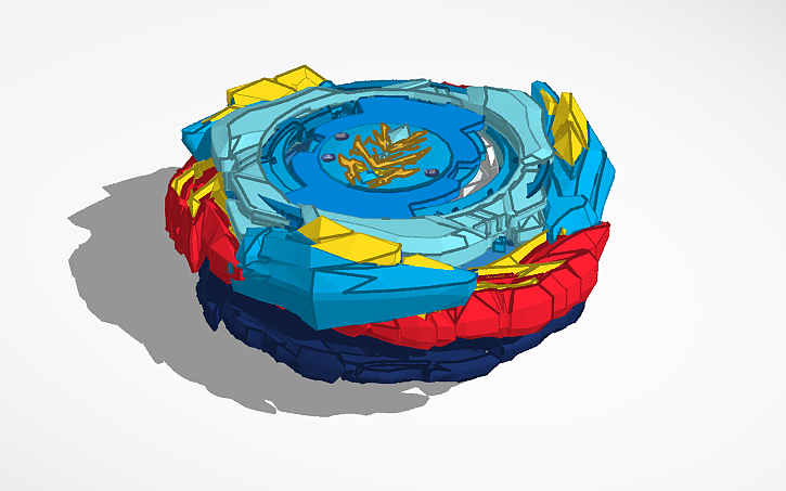 3D design Champion Valkyrie (Beyblade Burst PF) - Tinkercad