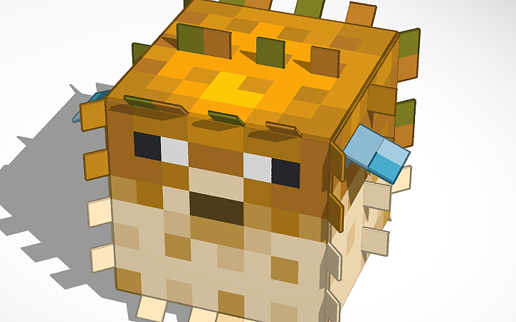 3D design Pufferfish - Tinkercad