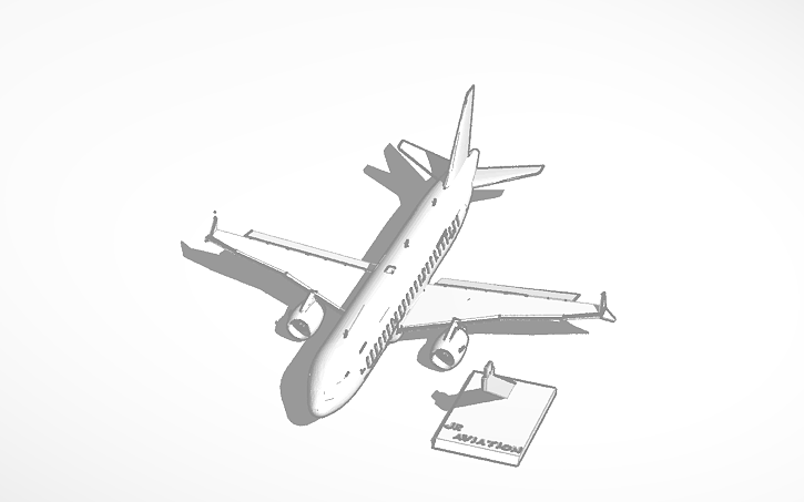 3D design Airplane - Tinkercad
