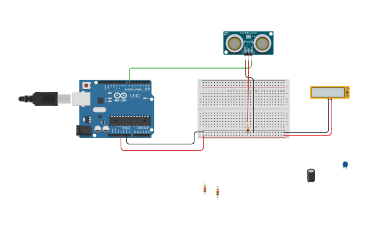Circuit design PROXIMITY - Tinkercad