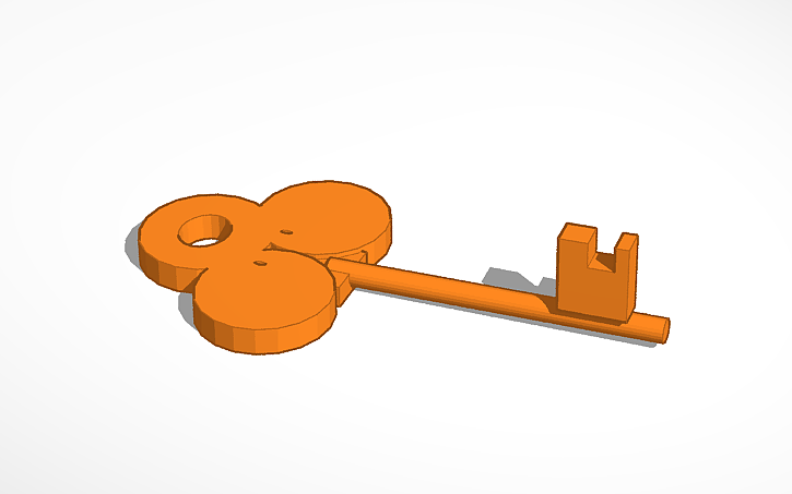 3D design KEY - Tinkercad