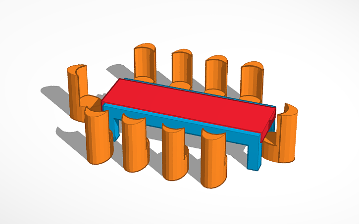 3D design Dinning table by neil is the best | Tinkercad