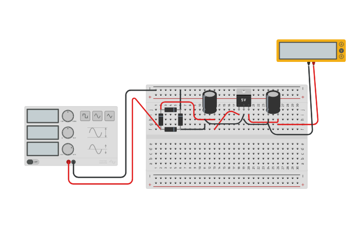 Circuit design Transformador - Tinkercad