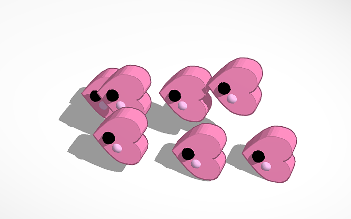 3D design heart pokemons | Tinkercad