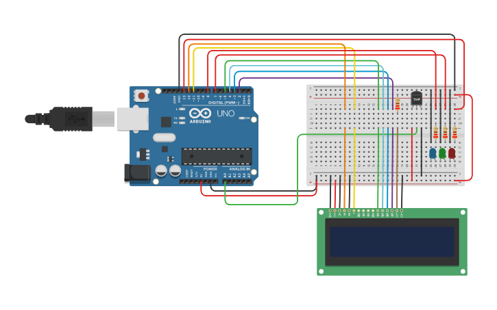 Circuit design Projeto de Sistemas Embarcados | Tinkercad