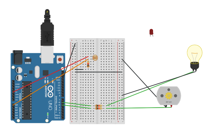 Circuit Design Copy Of Ldr Smart Home Duplicate Tinkercad
