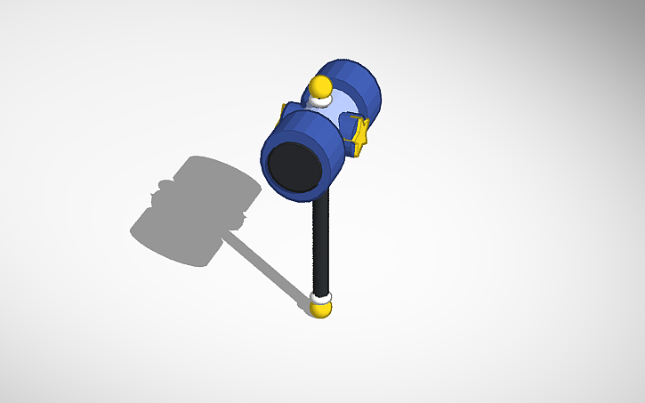 3D design Super Scuffle hammer - Tinkercad