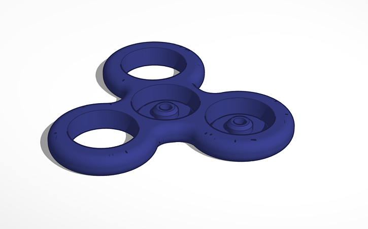 3D design fidget spinner //// | Tinkercad